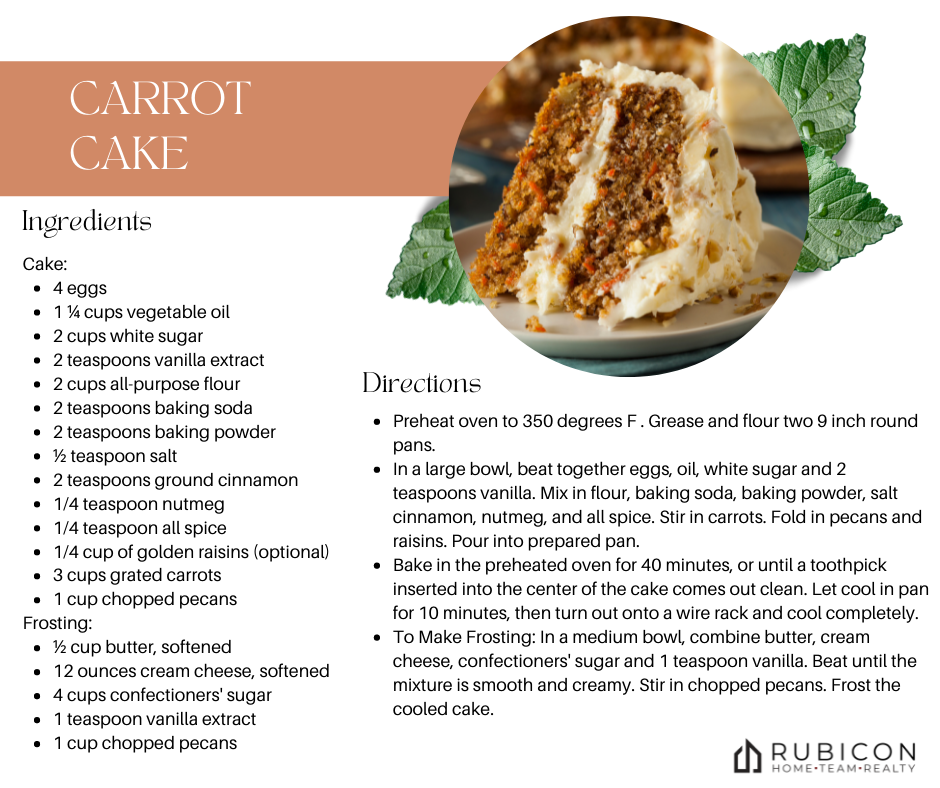 Best Carrot Cake Ever...SERIOUSLY - Rodney Eiland - Rubicon Home Te...