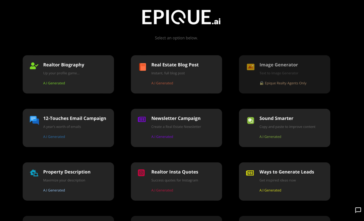 Epique Realty Launches Epique.ai for everyone: A Groundbreaking AI ...