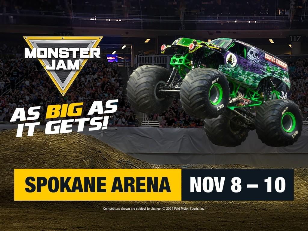 Experience the Thrills of Monster Jam at Spokane Arena - Haydn Hal...