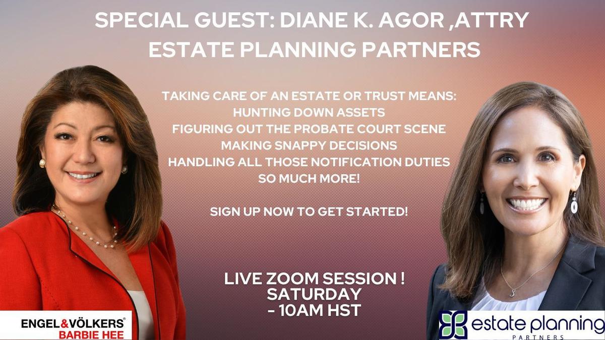 Live Zoom! 2024 TBD Join Barbie & Diane K. Agor, Attorney - Barbie ...