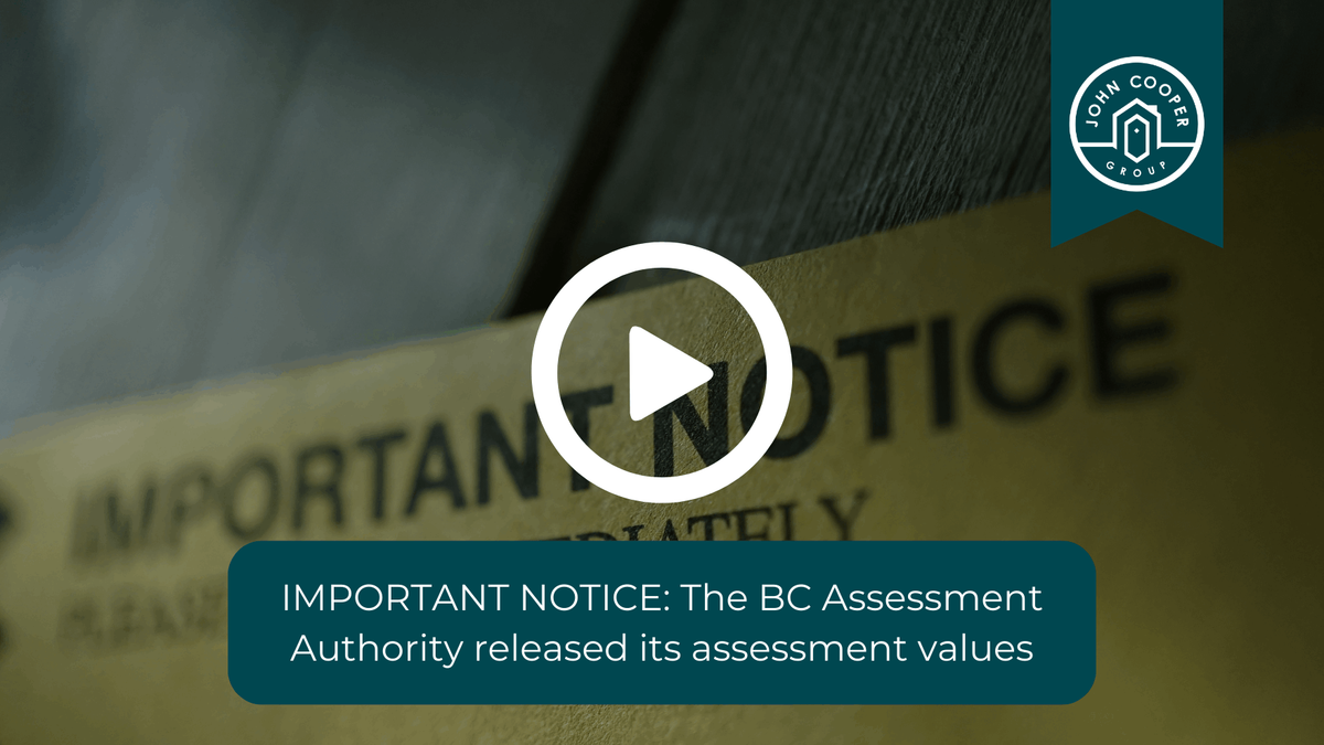 IMPORTANT NOTICE: The BC Assessment Authority released its assessme...