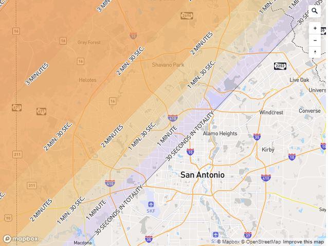 Solar Eclipse 2024 Interactive Map of Totality - Steve Garza - LPT...