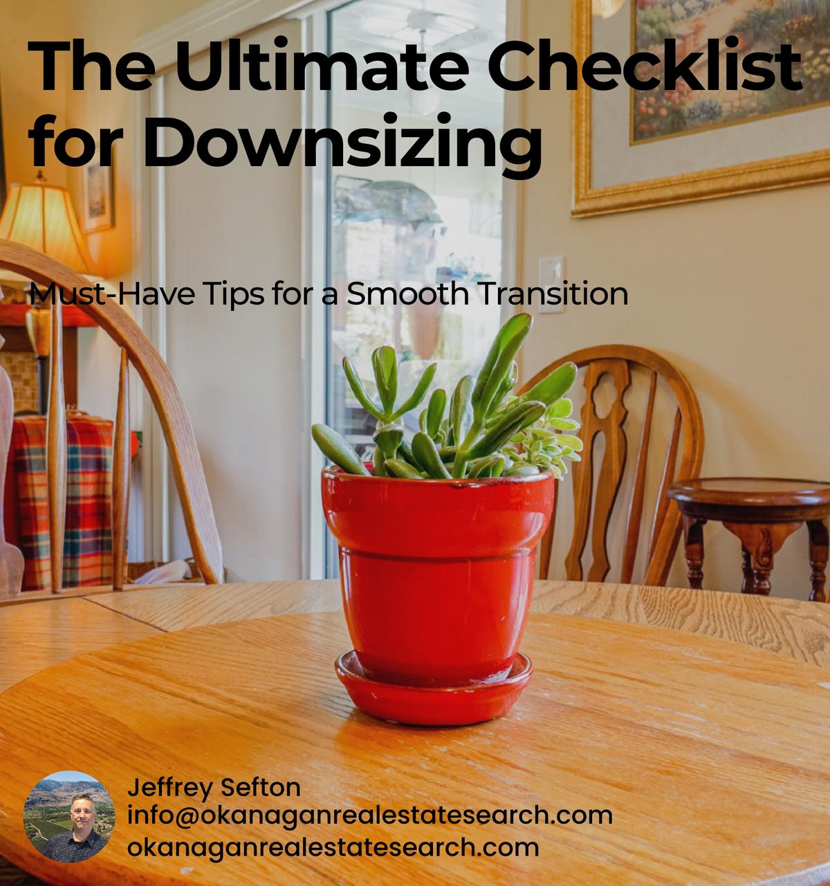 The Ultimate Checklist for Downsizing: Must-Have Tips for a Smooth ...