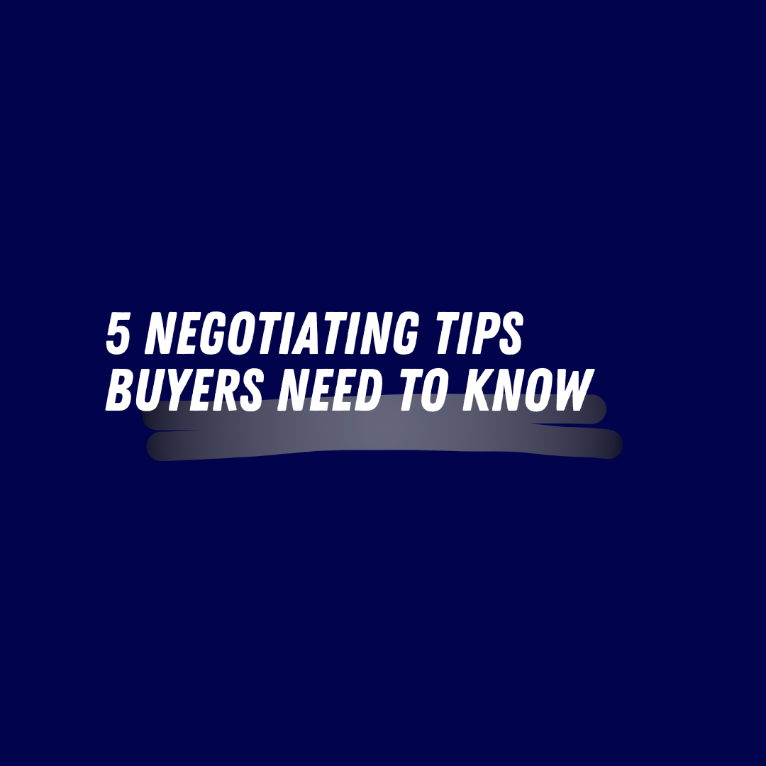 5 Negotiating Tips Buyer Need to Know - Real Estate Titans - Real E...