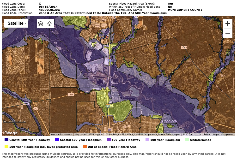 What Homebuyers Need to Know About Flood Zones in the Conroe Area